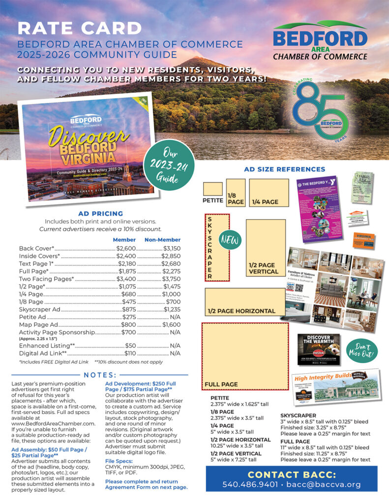 2025-26 Community Guide - Bedford Area Chamber